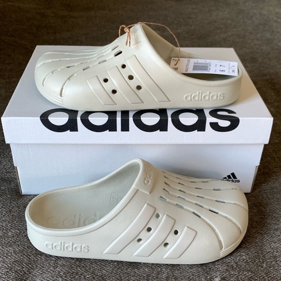 adidas | Shoes | Adidas Adilette Clog Putty Grey | Poshmark
